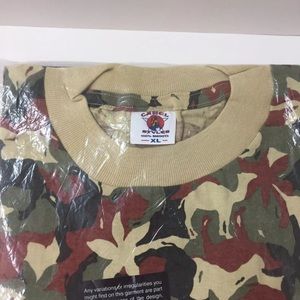 Joe Camel | Shirts | Vintage Joe Camel Pocket Tee Shirt Camo Camouflage ...